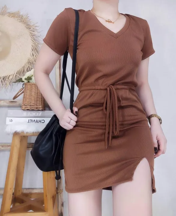 Sally plain dress | Lazada PH