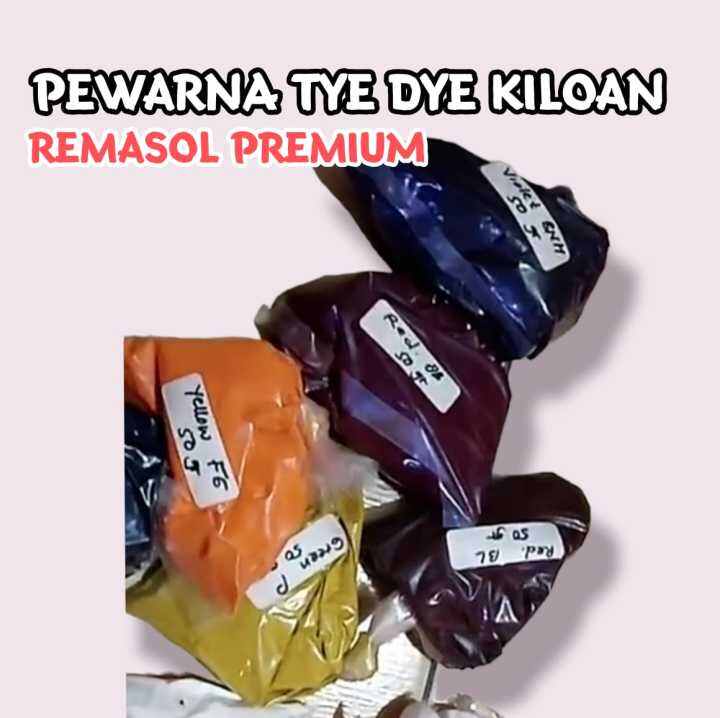 REMASOL DYE (500gr) PEWARNA BATIK TIE DYE | Lazada Indonesia