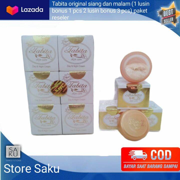 Tabita 1 lusin 12 pcs RESELER skin care original day and night cream ...