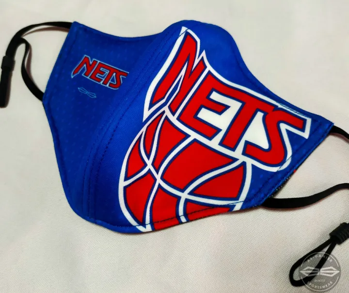 BROOKLYN NETS NBA inspired mask, high quality and breathable, 3 layers ...