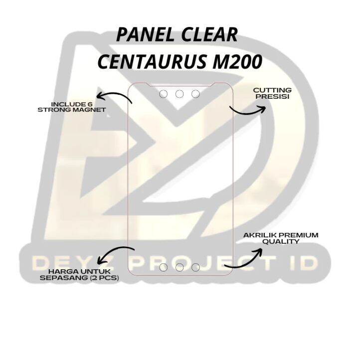 PANEL ACRILIK CENTAURUS M200 / BACKDOOR CENTA M200 | Lazada Indonesia