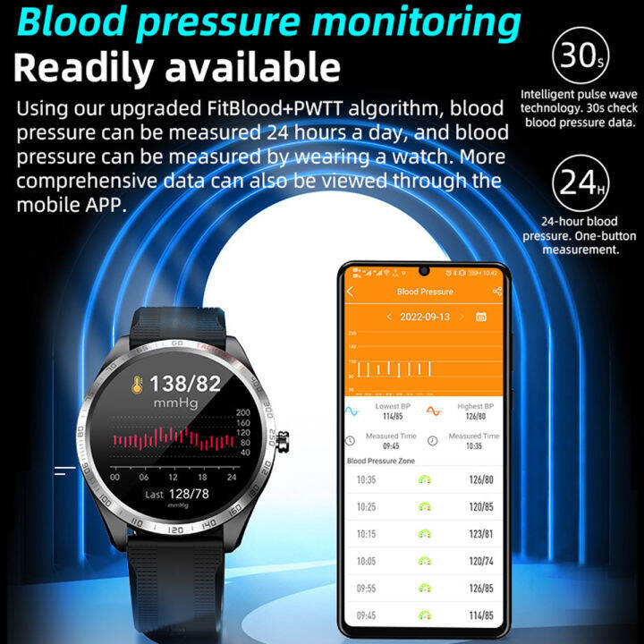 W3Pro สมาร์ทนาฬิกา 1.3 นิ้ว HD รอบ 24 ชั่วโมง Holter ECG ไม่รุกราน ...