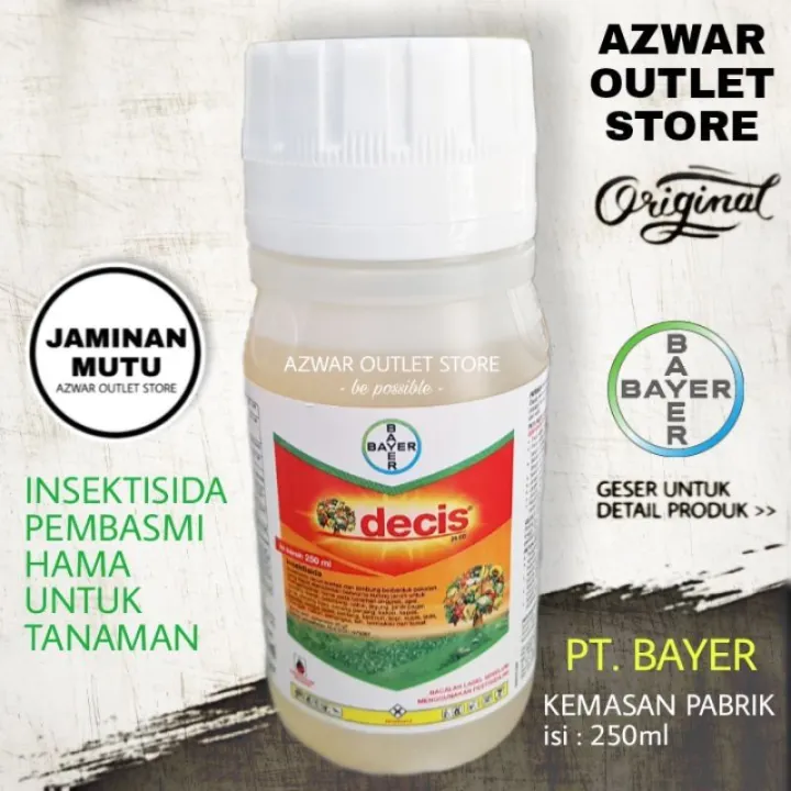racun hama DECIS 25EC 250ml original BAYER untuk tanaman | Lazada Indonesia
