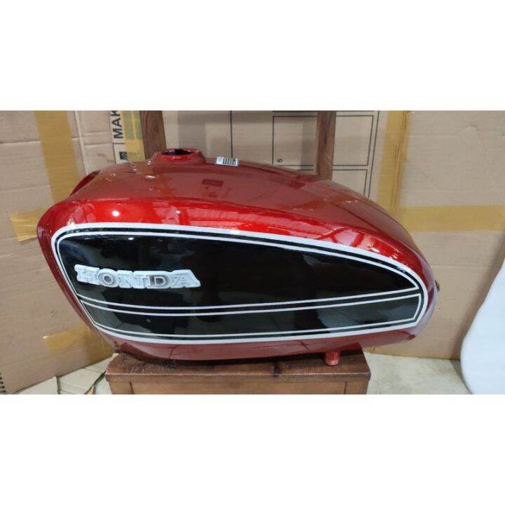 TANGKI CB 125 TANGKI HONDA CB 125 MERAH HITAM FULL GRAFIS TANGKI CB ...