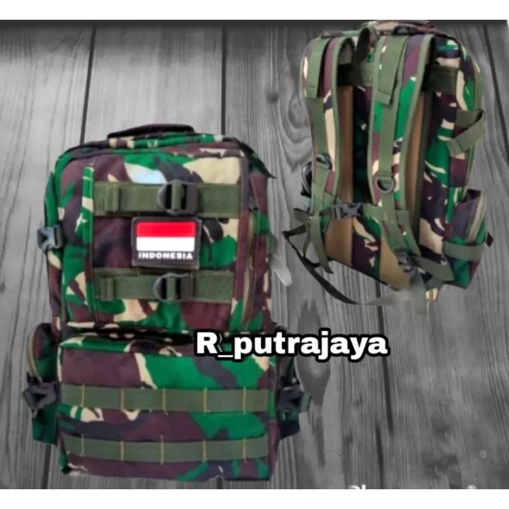 tas ransel army tas punggung gultor besar loreng tni malvinas/ free ...