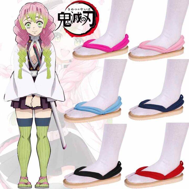 Anime Demon Slayer Kimetsu No Yaiba Cosplay Shoes Kamado Nezuko Kanroji ...