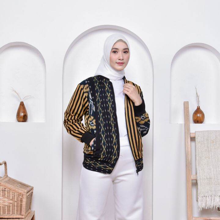 Jaket Etnik Unisex Tenun Ikat Dakara Indonesia | Lazada Indonesia