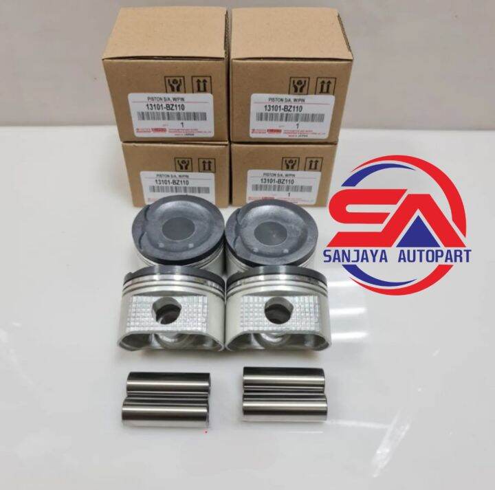 PISTON ASSY SEHER SET TOYOTA AVANZA 1300CC DOHC VVTI K3VE | Lazada Indonesia