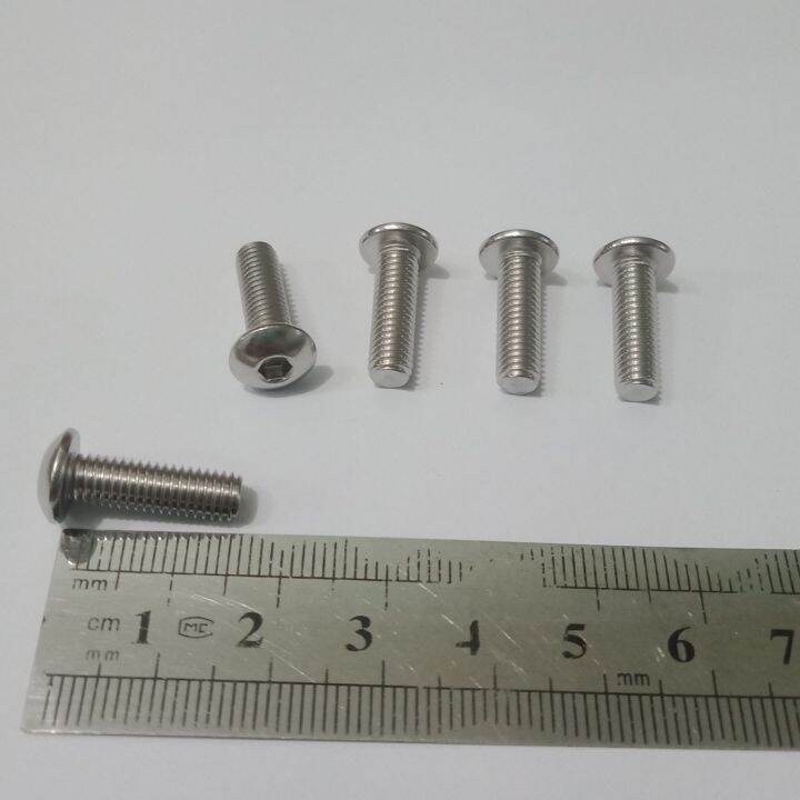 baut L button stainless 10 / 6mm x 15mm ( 1 biji ) | Lazada Indonesia