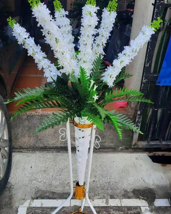 Bunga pojok ruangan bunga backdrop bunga lavender artificial berikut ...