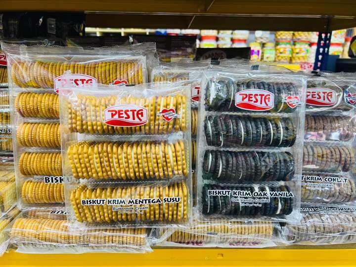410g - 420g Pesta Biskut Buttermilk Cream / Mini Vegetable Cracker ...