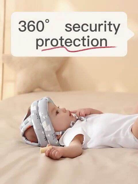 Velcro design Infant Baby Head Protector Cap Hat Helmet for Baby Safety ...