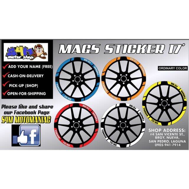 Mags Sticker for YAMAHA FZi 150 | Lazada PH