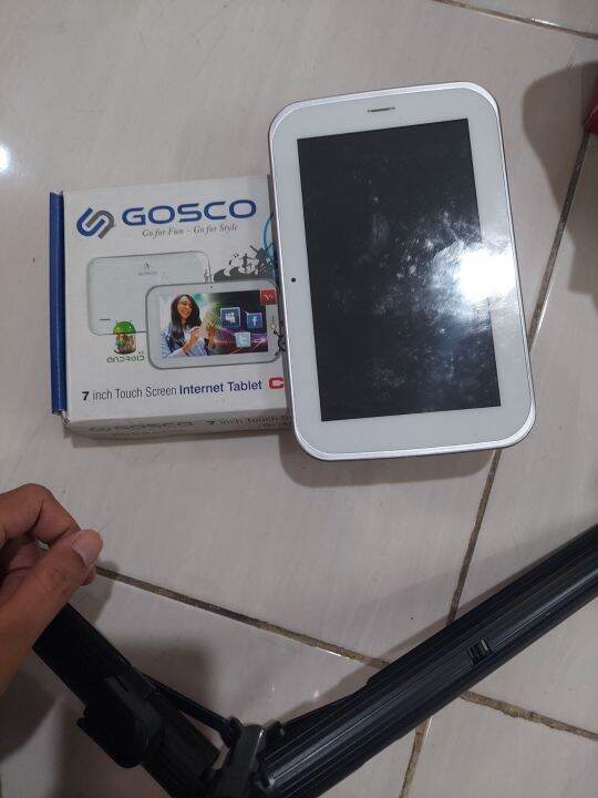 Tablet Gosco lama kondisi test nyala | Lazada Indonesia