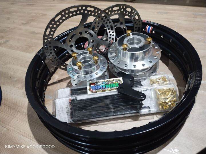 RAIDER 150 CARB AND FI RIM SET ( FREE GOLD BOLTS) | Lazada PH