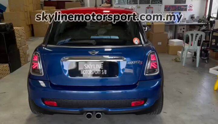Mini Cooper R55 R56 LED Tail Lamp Union Jack Type 2006 2012 LED Light ...