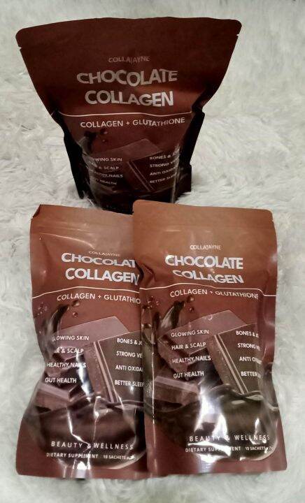 Collajayne CHOCOLATE COLLAGEN with Glutathione and Collagen by Jayne's ...