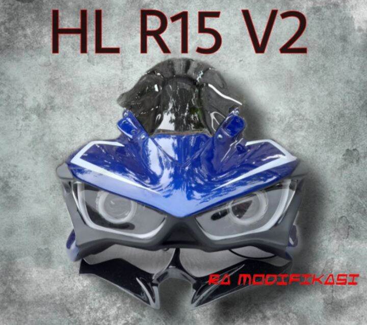 HEADLAMP YAMAHA R15 V2 MODEL R25 | Lazada Indonesia