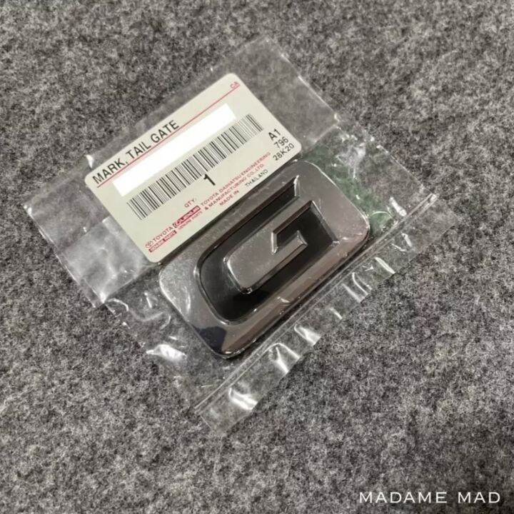 แท้ศูนย์ 💯% โลโก้ G Vigo, Revo, Fortuner ขนาด 6.6x3.7cm (YO-75459-0K011 ...