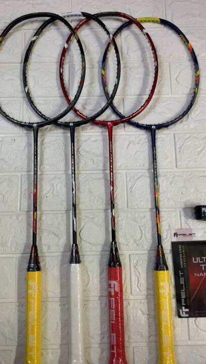 Raket Badminton FELET NANO FASTEX 800 komplit original | Lazada Indonesia