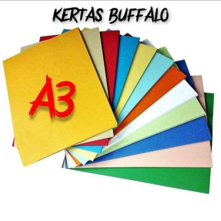 KERTAS JILID BUFFALO A3 BUTTERFLY SAMPUL JILID KERTAS A3 | Lazada Indonesia