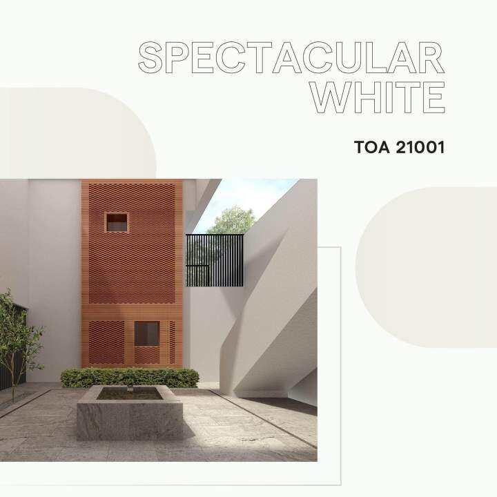 TOA 🔥ยอดนิยม🔥TOA เบอร์21001 Spectacular White สีโฟร์ซีซั่น ขนาด 3 ลิตร ...