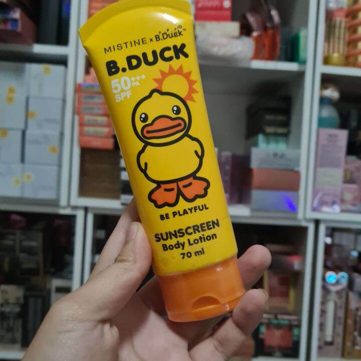 Mistine X B.duck Sunscreen body lotion spf 50 pa+++ 70ml. | Lazada.co.th