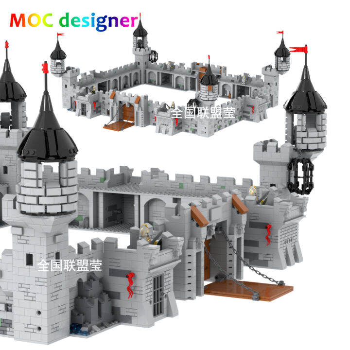 Building Blocks Castle in the Middle and Ancient Centuries Assembled ...