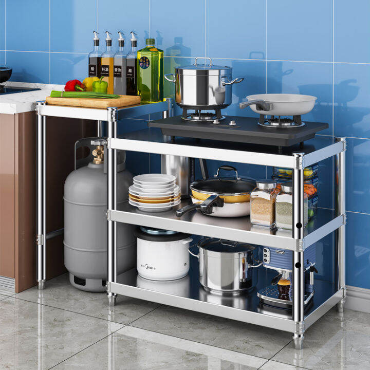 Three-Layer Kitchen Stainless Steel Gas Stove Liquefied Petroleum Gas ...