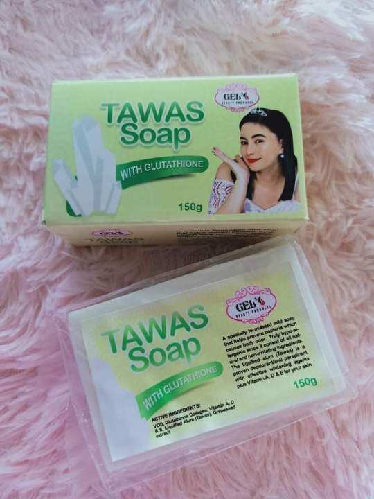 Gel's Tawas Soap With Glutathione | Lazada PH