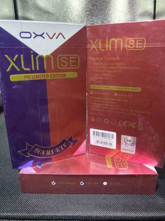 21Sep OXVA XLIM SE PH Limited Edition Bonus Kit | Lazada PH