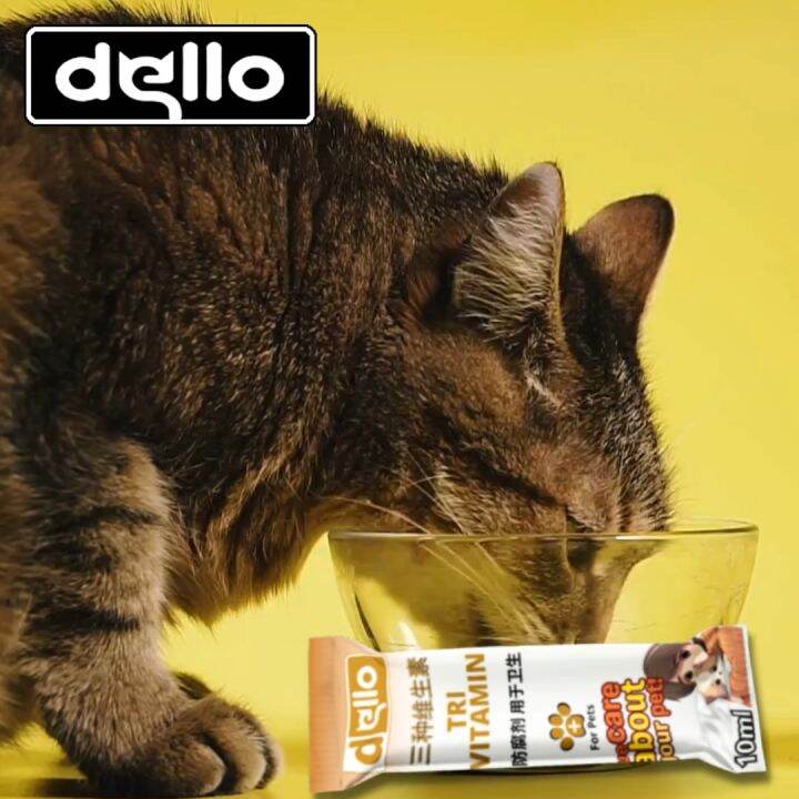 Fish Oil Plus Tri Vitamin Kucing yang Lebih Sehat, Lebih Bahagia DELLO ...