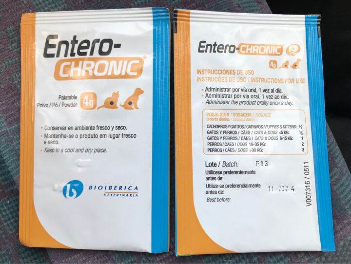 1 pack Entero Chronic Palatable Powder Dog Cat READY STOCK Expiry 2026 ...