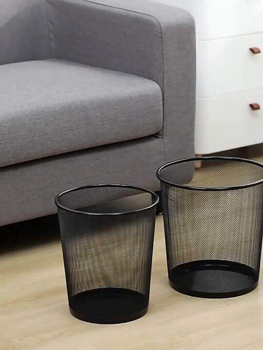 Wire Trash Can Wire Mesh Trash Can Bedroom Hotel Office Coffee Table ...