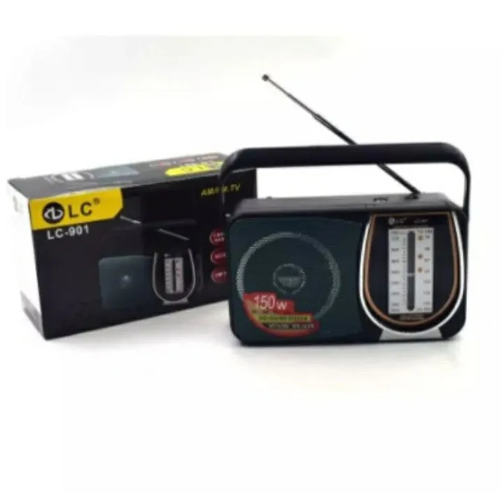 Electric LC-901 Radio Speaker FM/AM/SW 4band radio AC power and Battery Power 150W Extra bass ...