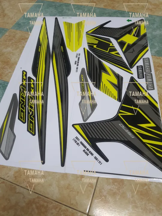 Yamaha Y15 Y15zr Body Cover Stripe Sticker Mx King VIETNAM 2021 design ...