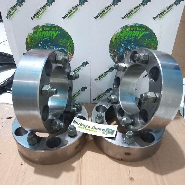 ADAPTOR RODA 5CM BESI PCD 139.7X5 4PCS JIMNY KATANA TAFT FEROZA ESCUDO VITARA JLX SATU SET MURAH ...