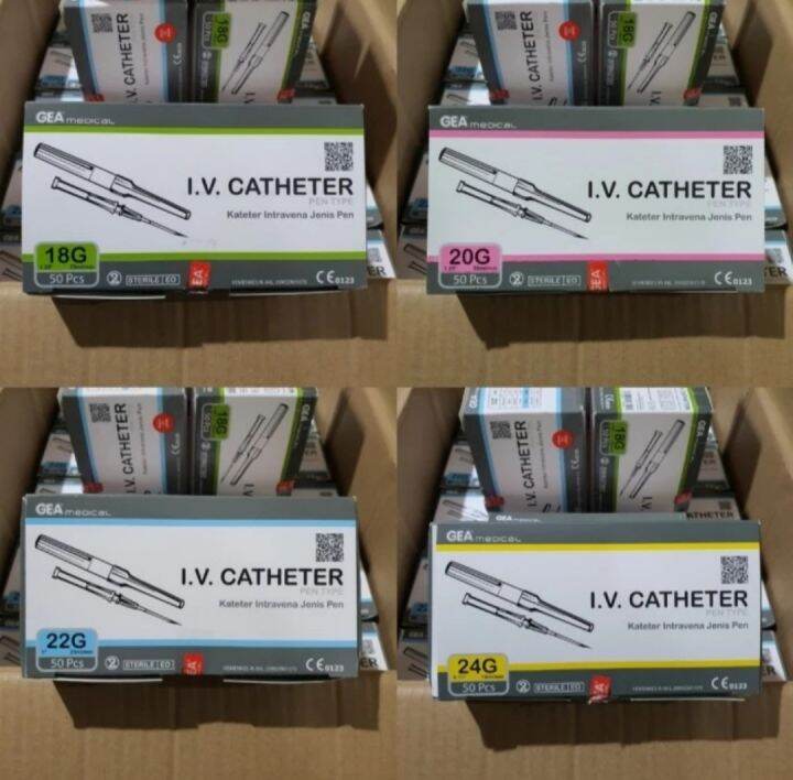iv catheter gea abocath gea 18g 20g 22g 24g 26g perBOX 50pcs | Lazada ...