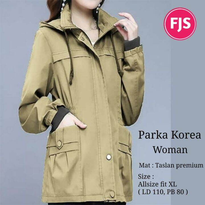 PARKA KOREAN WOMAN, JAKET | Lazada Indonesia