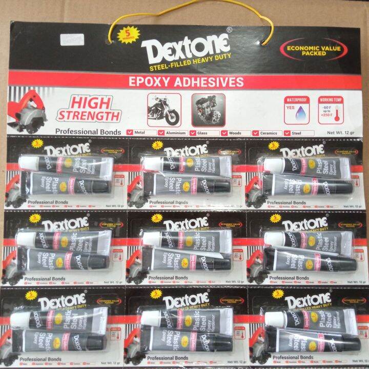 Lem Besi Dextone 5 Menit 12 gram / Dextone Plastic Steel / Dextone ...