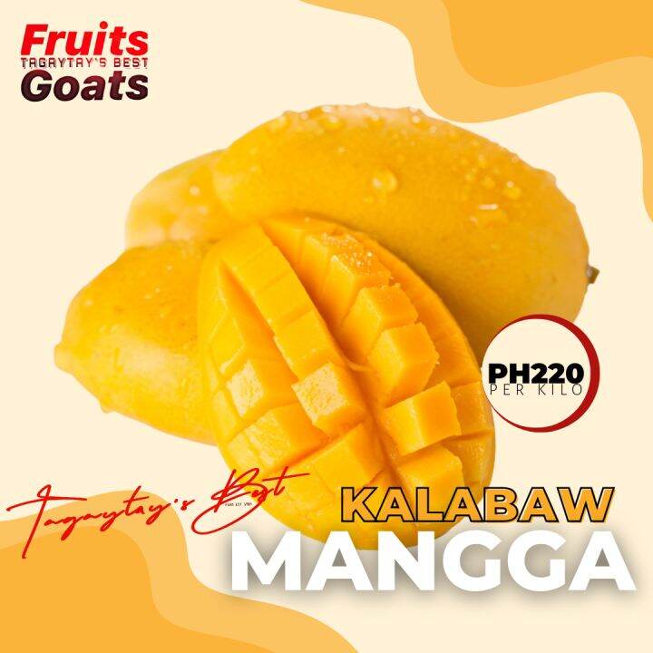 Mangga Kalabaw/ Calabao Mango Ripe per kg | Lazada PH