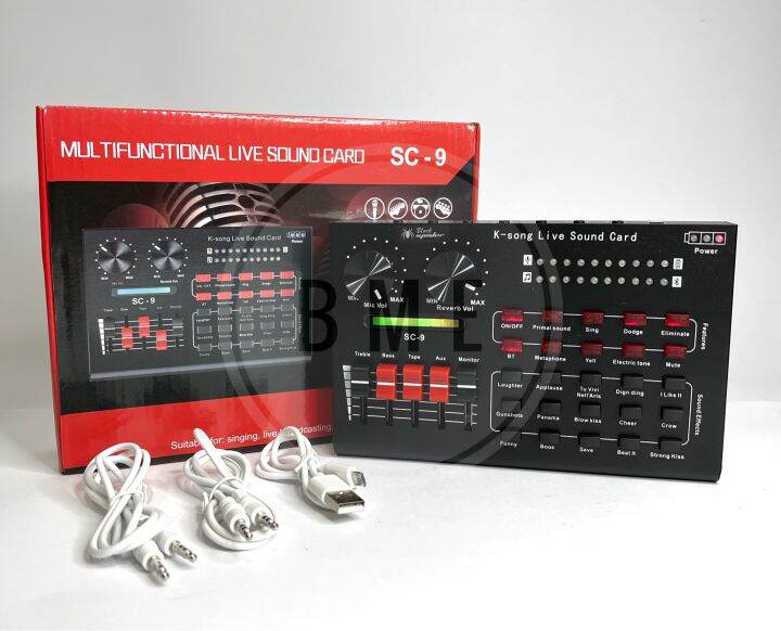 Mixer blackspider Soundcard SC9 original Blackspider soundcard SC 9 V9 ...