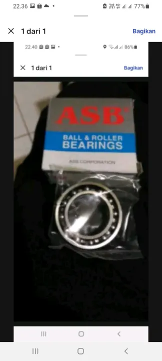 Ball bearing 6803 ASB | Lazada Indonesia