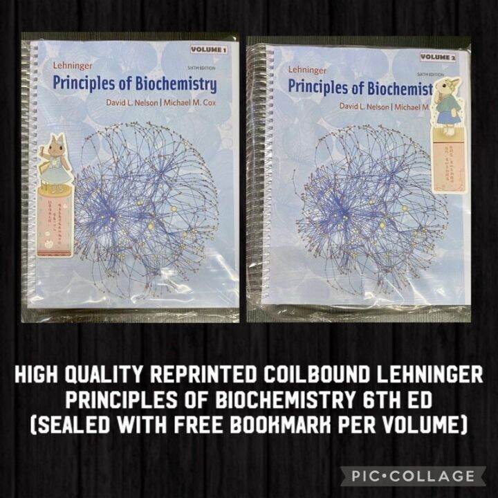 Lehninger Principles of Biochemistry 6th Edition Biochem Textbook ...