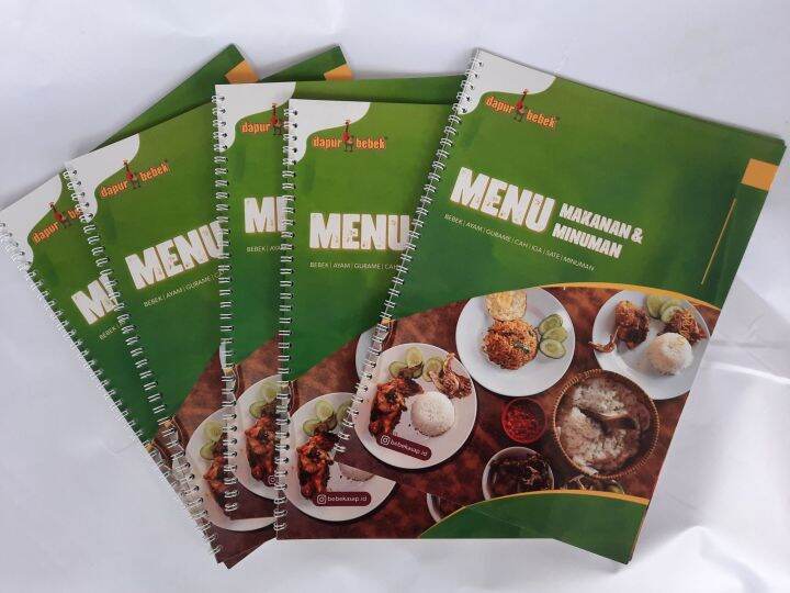 Buku Menu Makanan Dan Buku Menu Minuman beserta harganya bisa custom ...