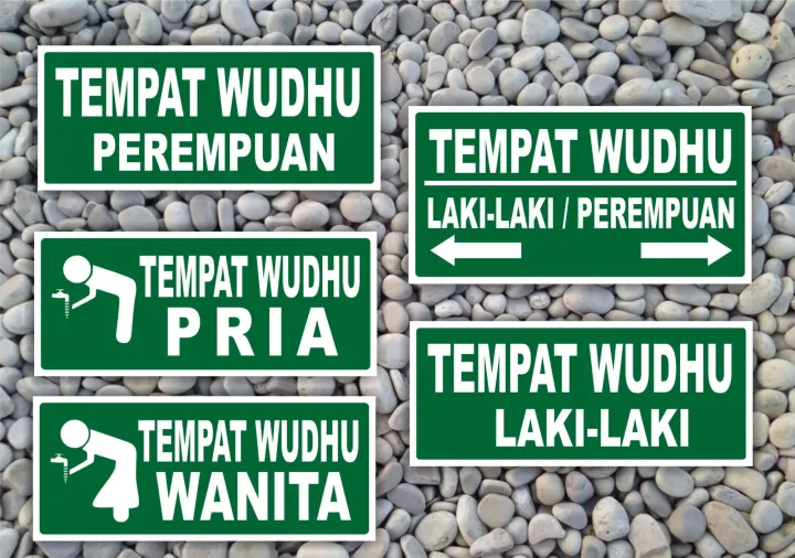 Papan Akrilik tulisan Tempat wudhu | Lazada Indonesia
