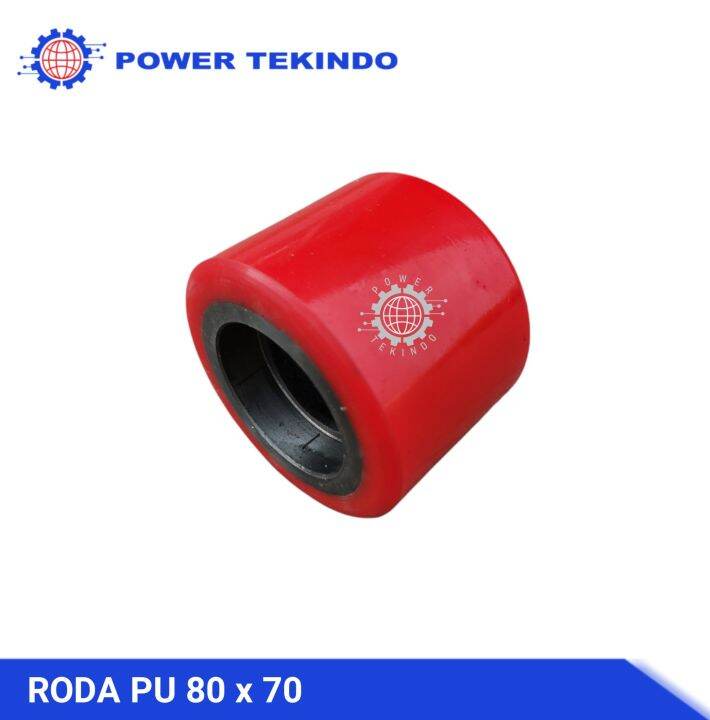 AMW Roda Hand Pallet Stacker 80 x 70 mm PU Wheel Roda Forklift High ...