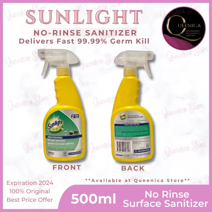 Sunlight Professional No Rinse Sanitizer 500ml | Lazada PH