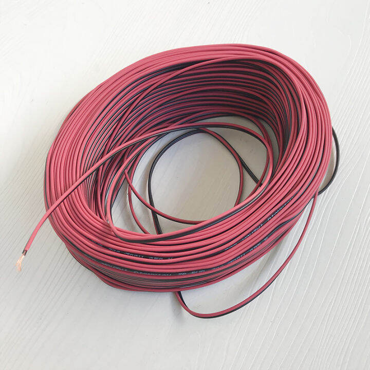 0.5 Square * 2 Pure Copper Audio Horn Wire Red and Black Double Core ...