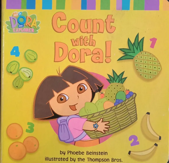 Count With Dora! By Phoebe Beinstein (boardbook) 3 22 J | Lazada PH